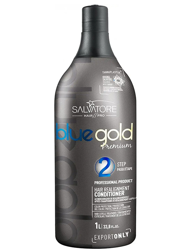 Kit Lissage Tanin blue gold premium Salvator - Le monde du cosmetic's hair